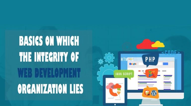 Basics on which the integrity of web development organization lies