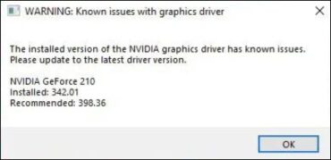 How To Fix Warning Known Issues With Graphics Driver Error?